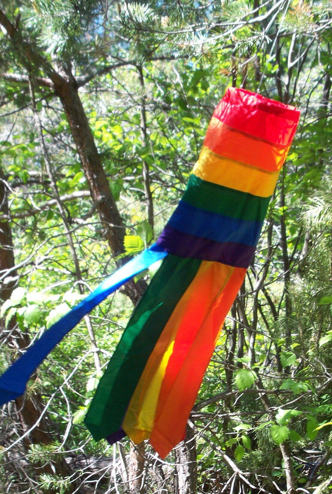 Rainbow Windsock (small) - Etsy
