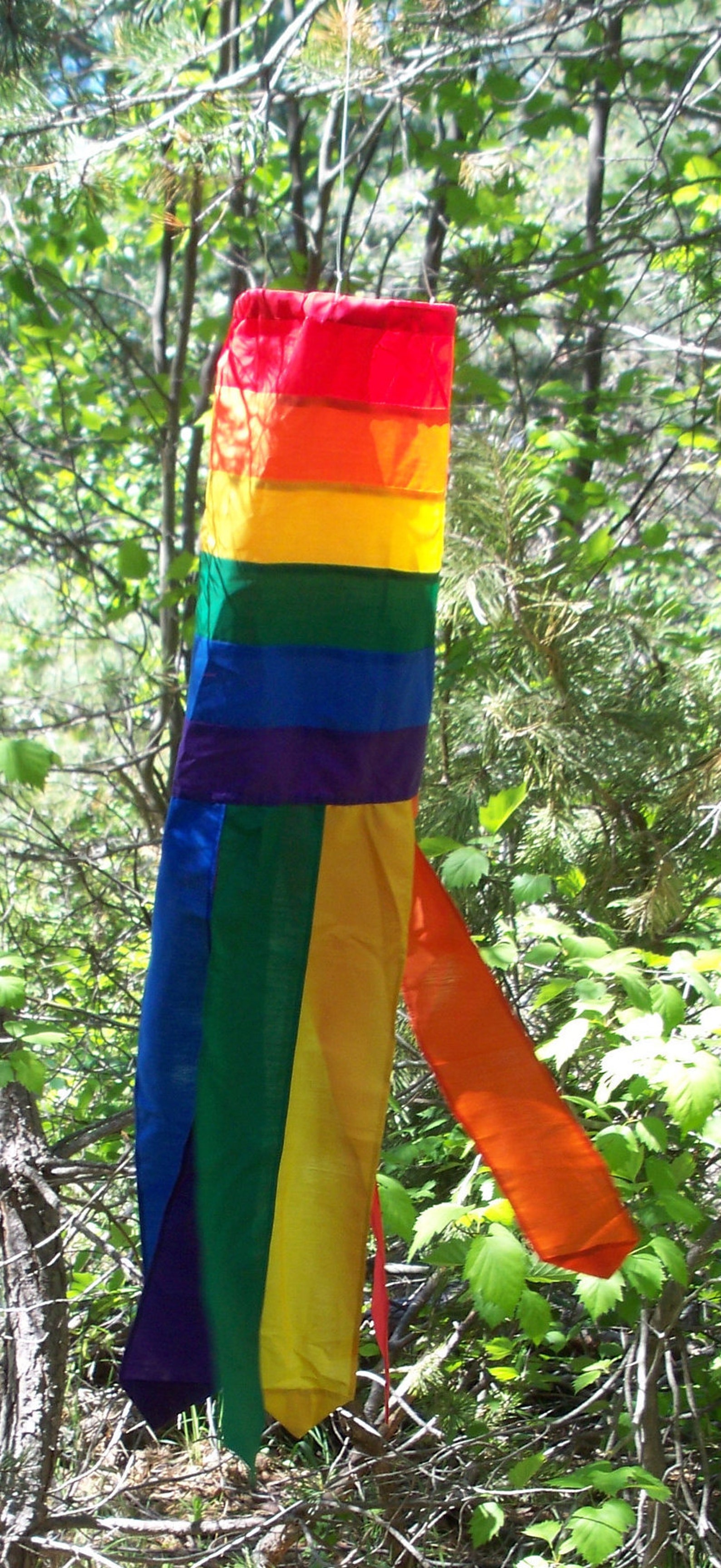 Rainbow Windsock (small) - Etsy