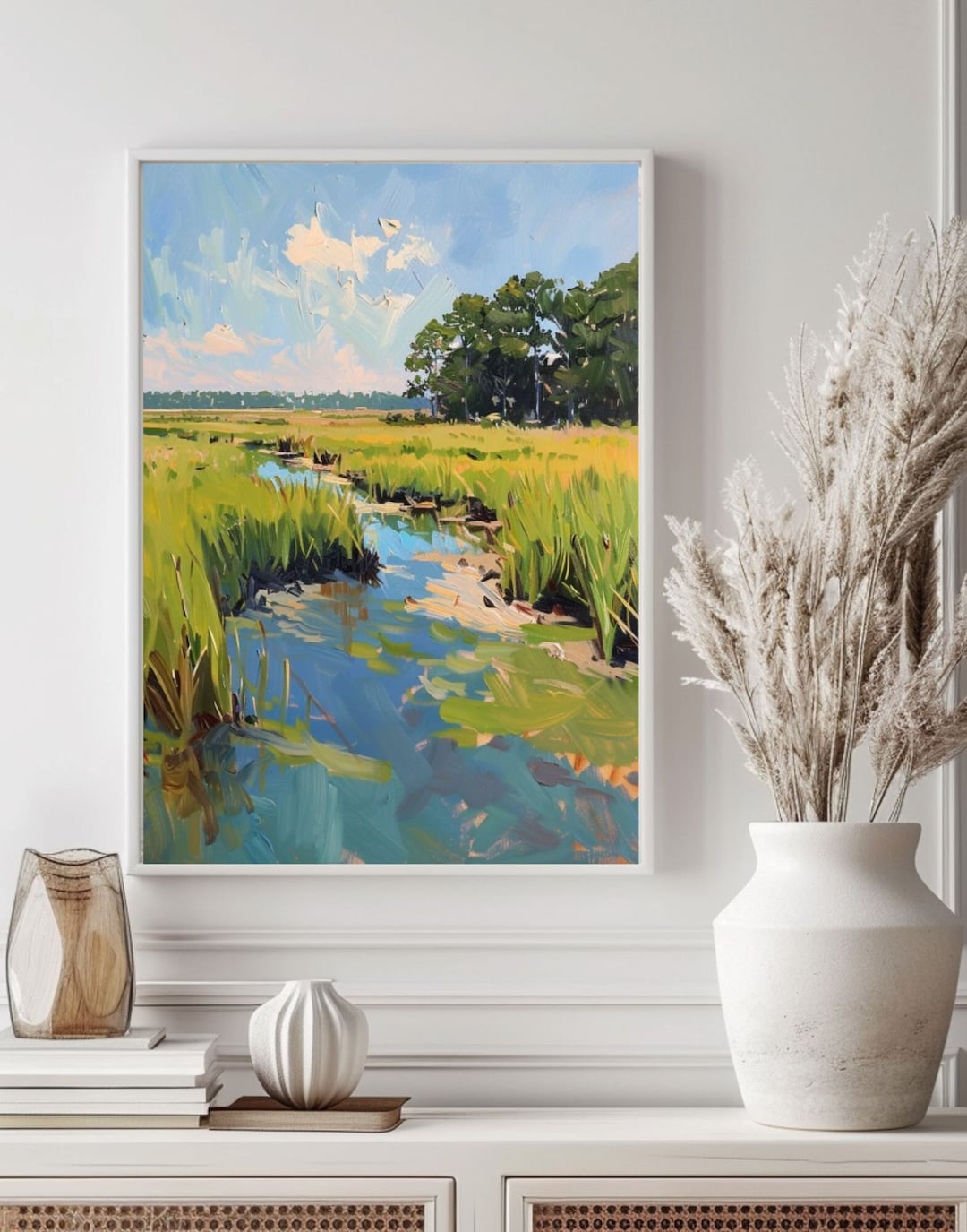 Intercoastal Marshland Print, PRINTABLE, DOWNLOAD, Coastal Decor ...