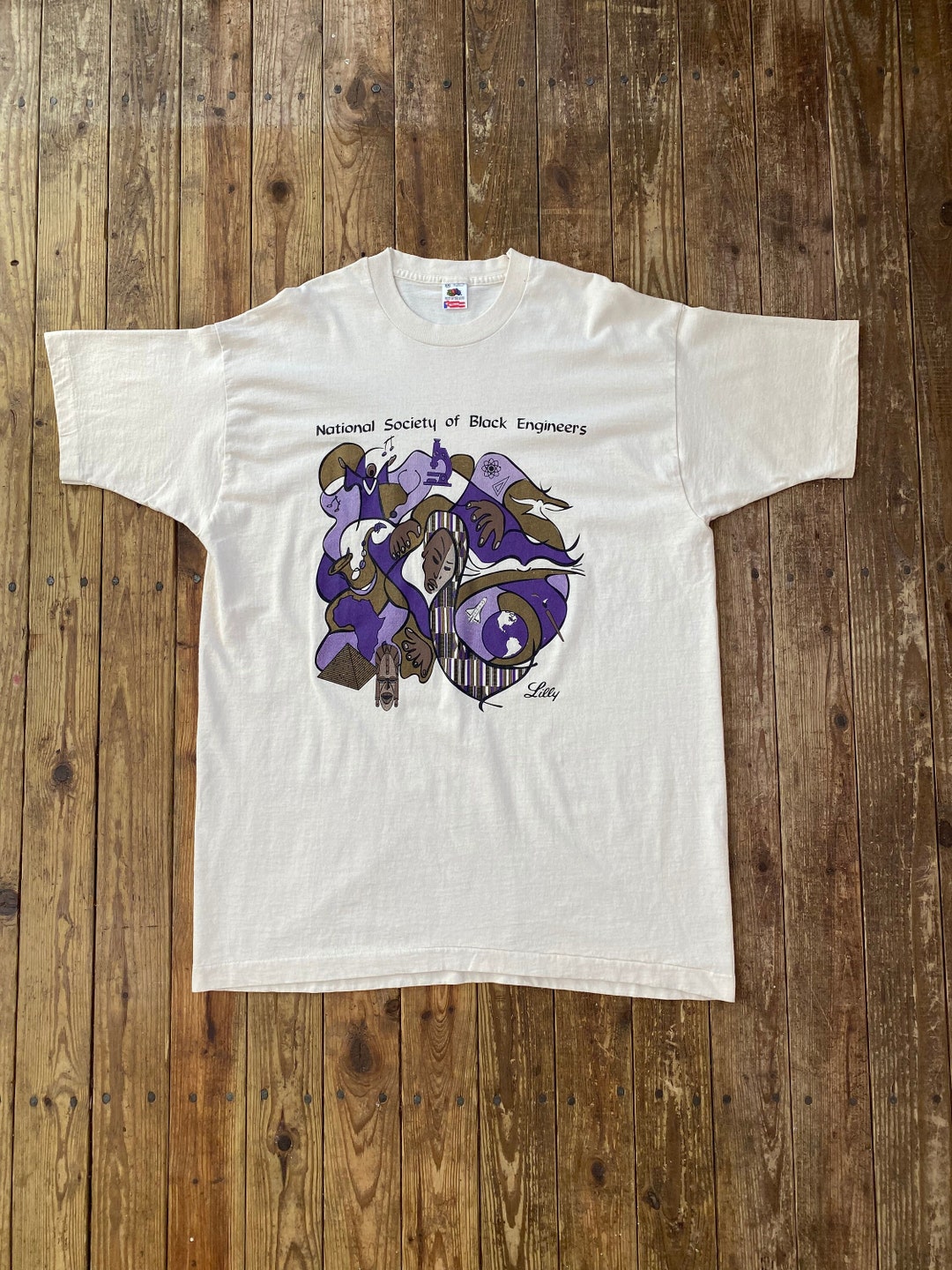 Vintage 80s 90s National Society of Black Engineers T-shirt XXL | Eli ...