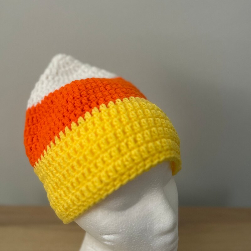 Candy Corn Beanie - Etsy