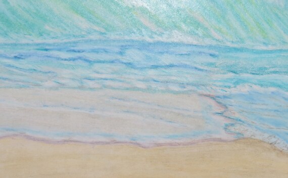 Beach Shore Pencil Drawing