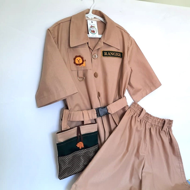 Girl Wildlife Ranger Safari Outfit Jungle Girl Set: Custom | Etsy Australia