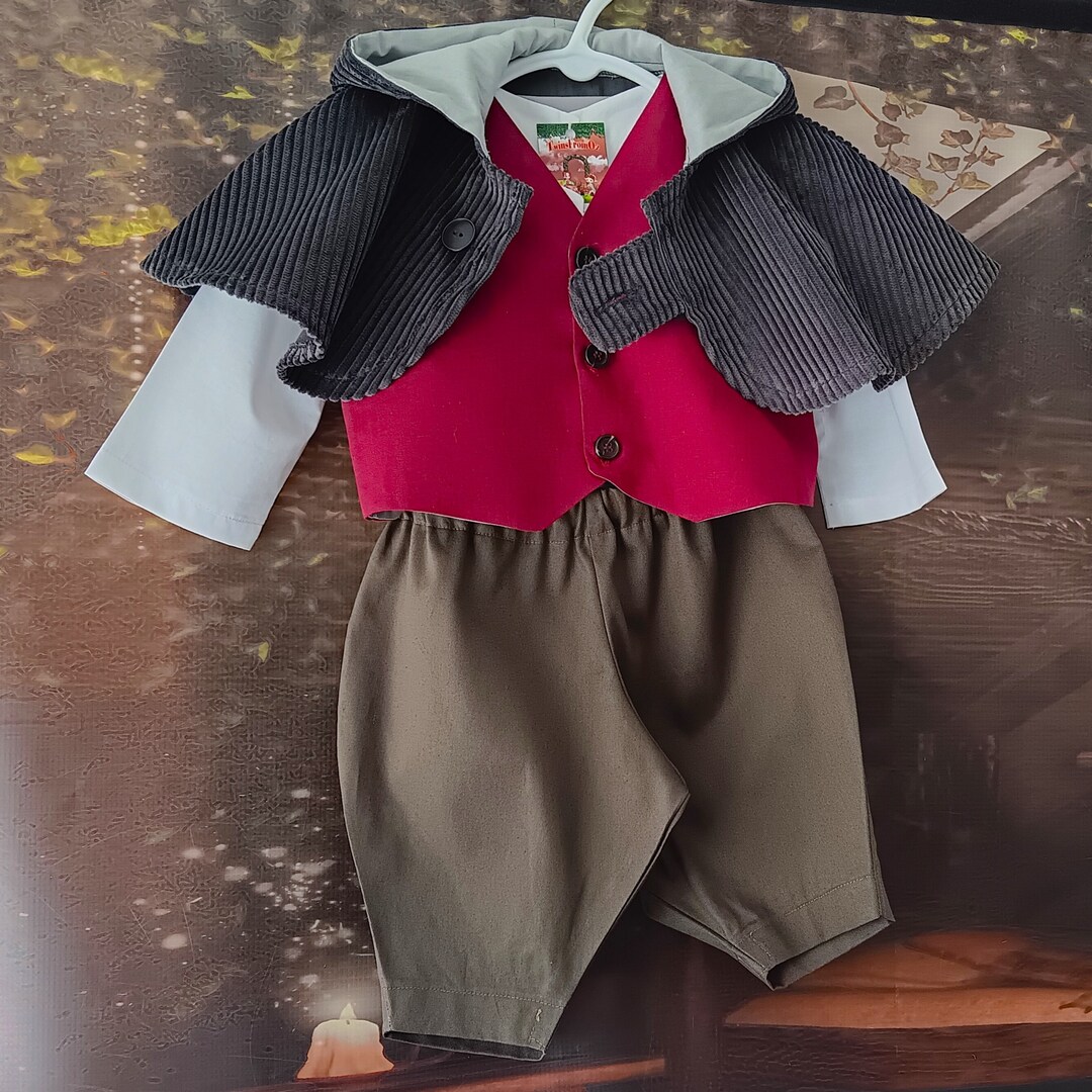 Baby Hobbit Costume, Infant Medieval Woodland Outfit:size 0-1 6-12mth ...
