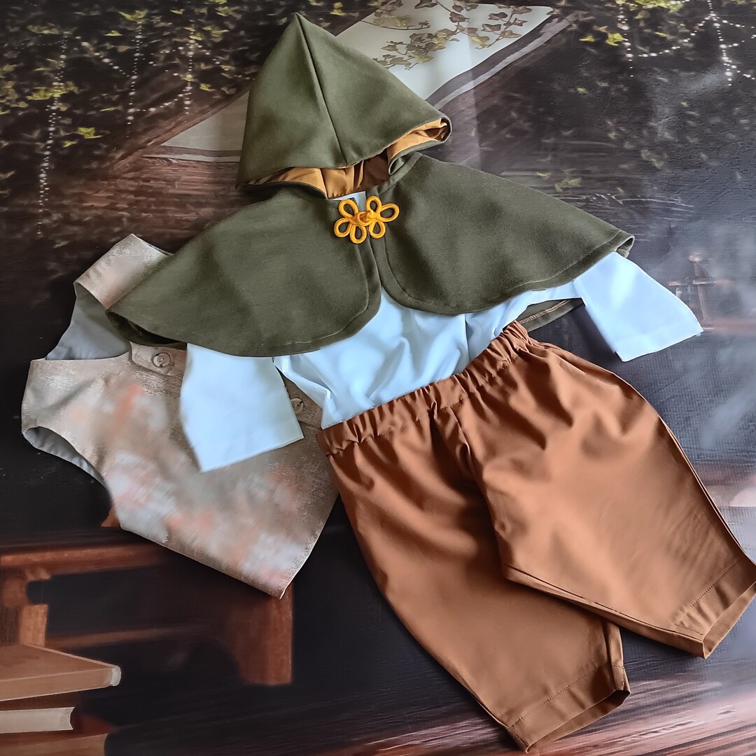 Baby Renaissance Outfit, Toddler Hobbit Costume, Boy Dwarf: Size 1 ...