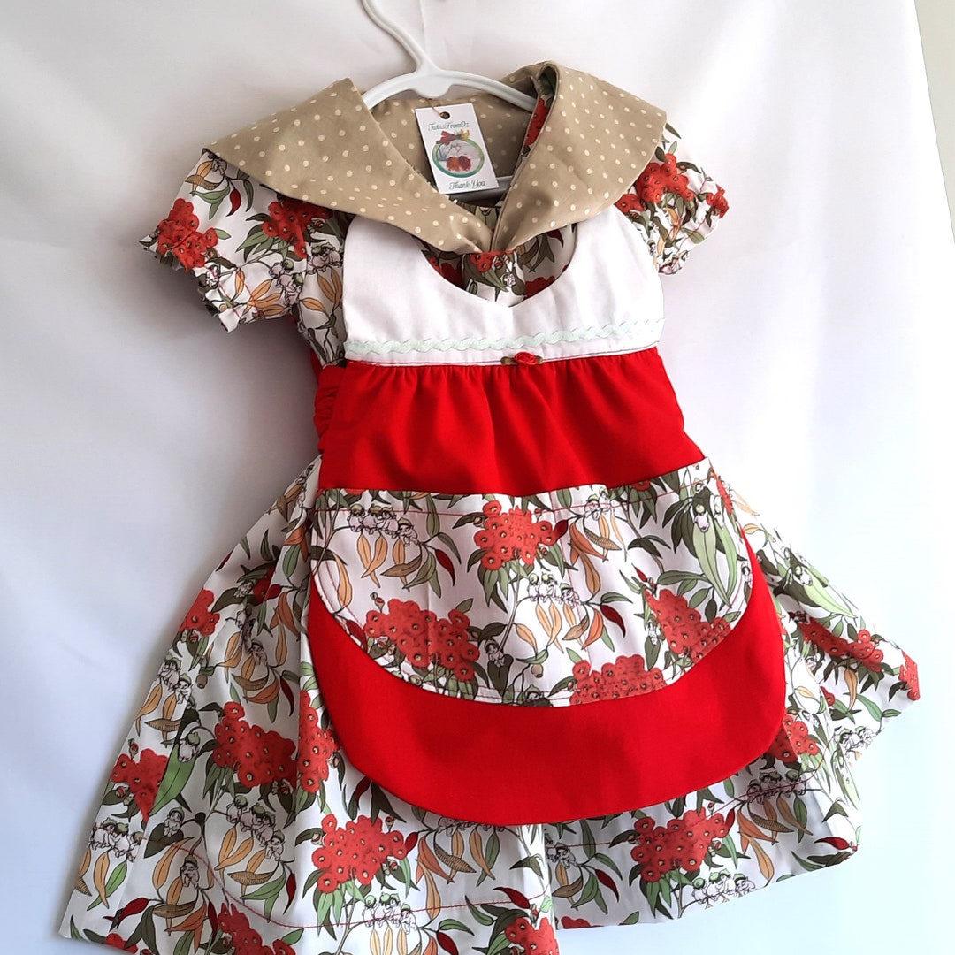 Toddler Dirndl Outfit, Alpine Girl, Baby Bavarian Costume: Dress With ...