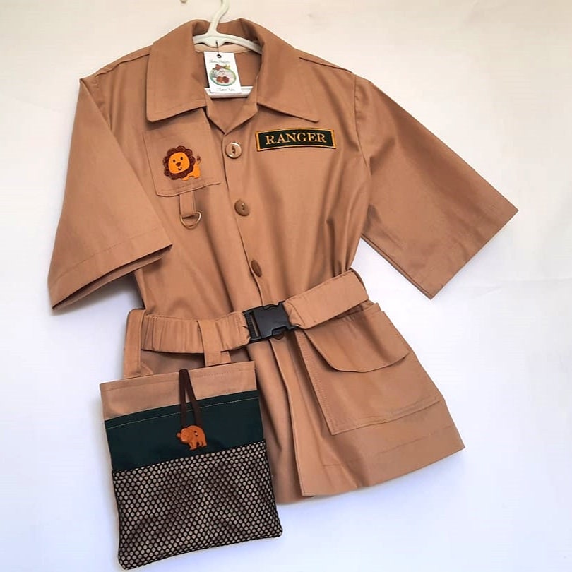 Girl Wildlife Ranger Safari Outfit Jungle Girl Set: Custom | Etsy Australia