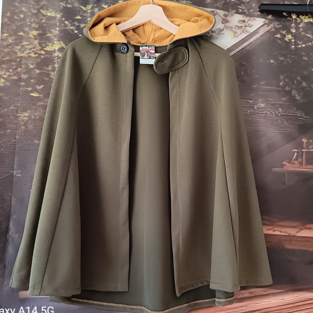 Medieval Renaissance Cape, Hobbit Costume, Elven Cape: Custom Order ...
