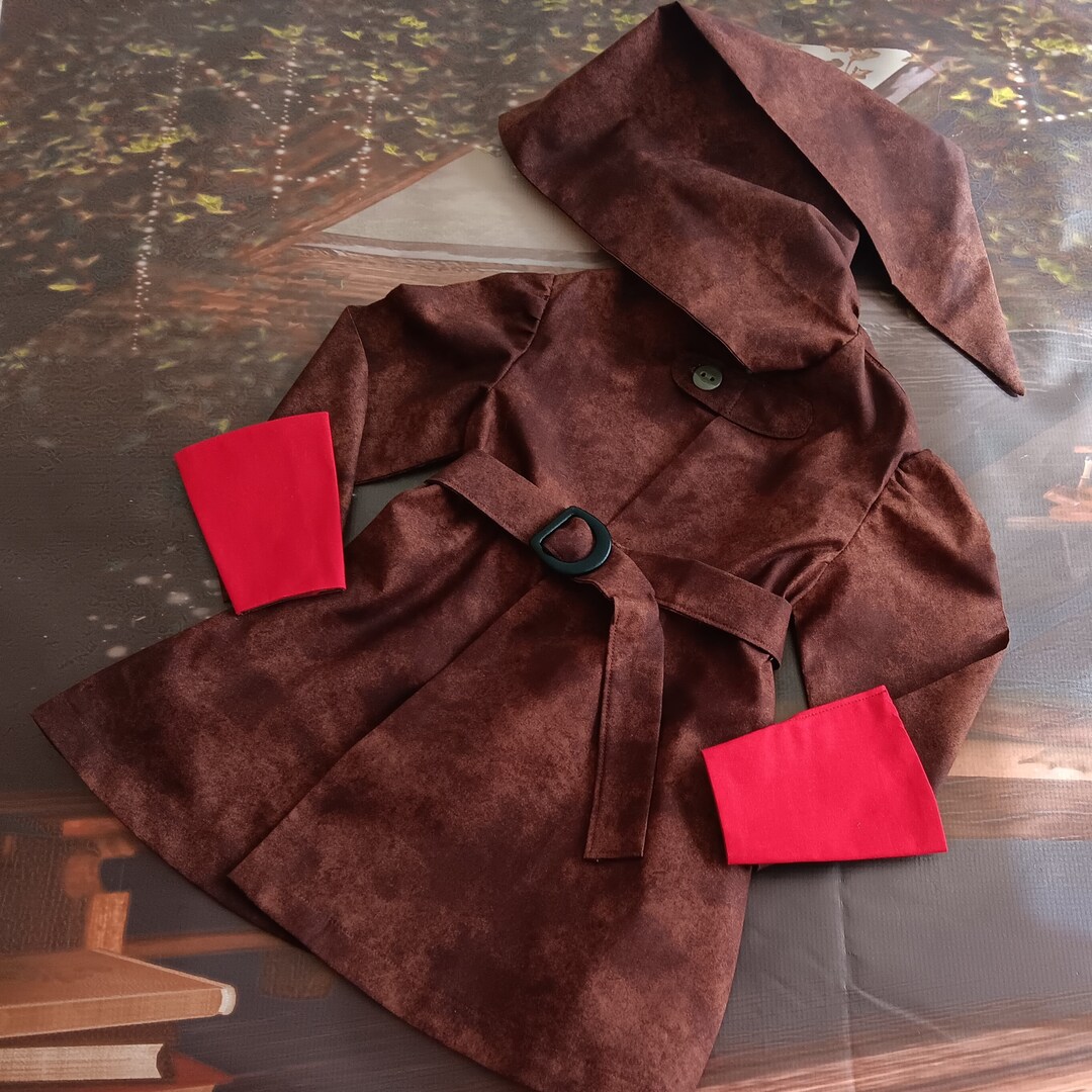 Robin Hood Outfit, Dwarf Robe, Hobbit Cape, Medieval Boy Set: Size 3-4 ...