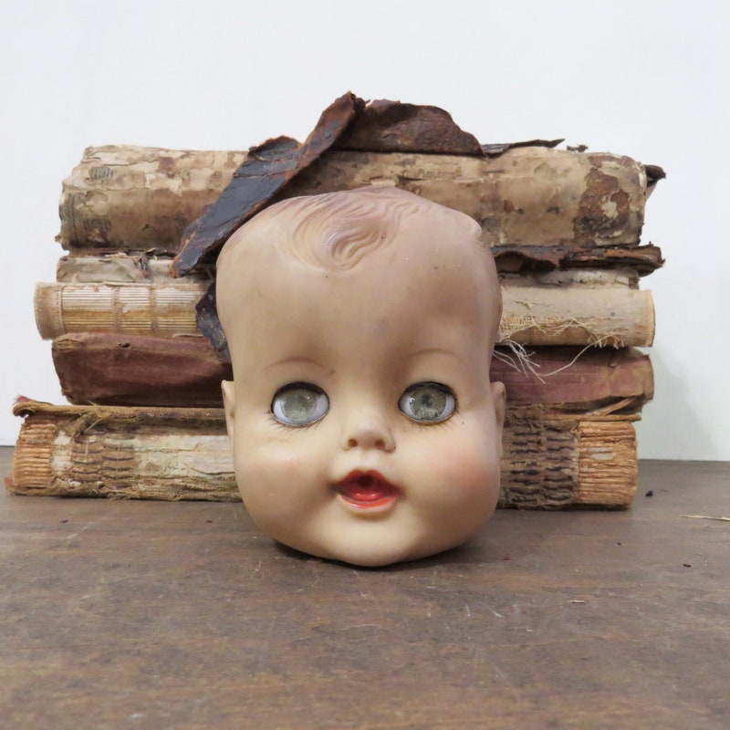 Rubber Doll Head - Etsy