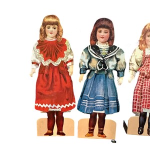 Paper Dolls "our Dollies and How to Dress Them" Shackman 4 Stand up ...