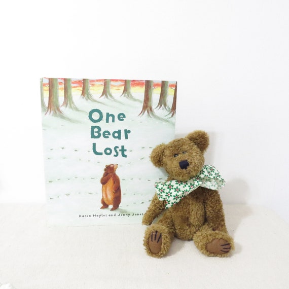 One Bear Lost Vintage Teddy Bear Jointed Boyds Beanie Bear | Etsy