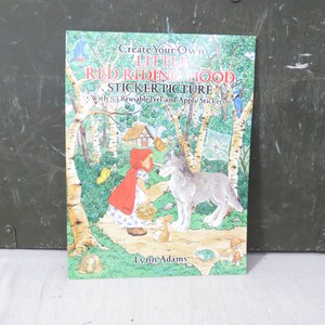 Little Red Riding Hood Sticker Book 1994 Lynn Adams Create Your Own ...