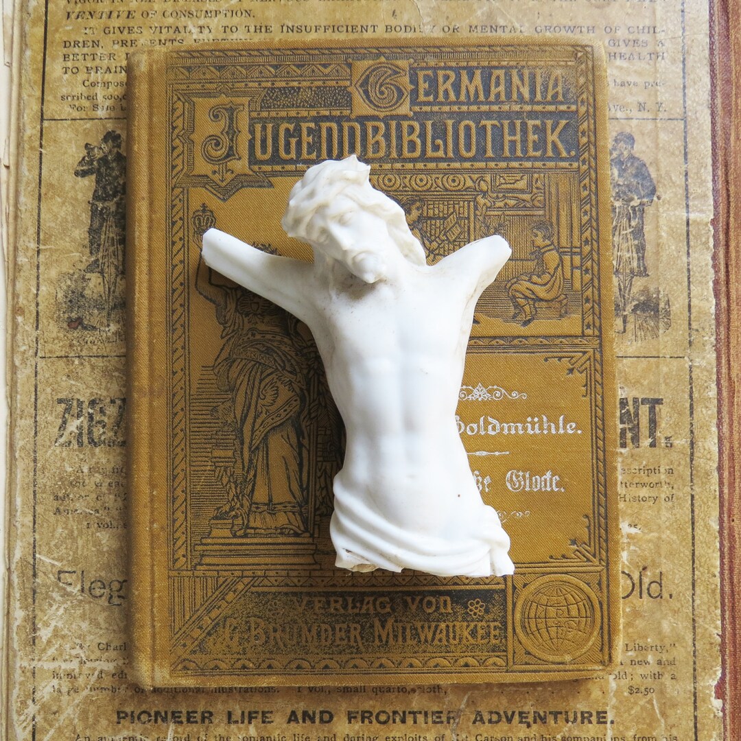 Jesus Christ Porcelain Bisque Fragment Antique German Christ Broken ...