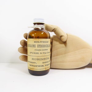 Replica Cocaine Apothecary Bottle REPRODUCTION/REPLICA Label - Etsy