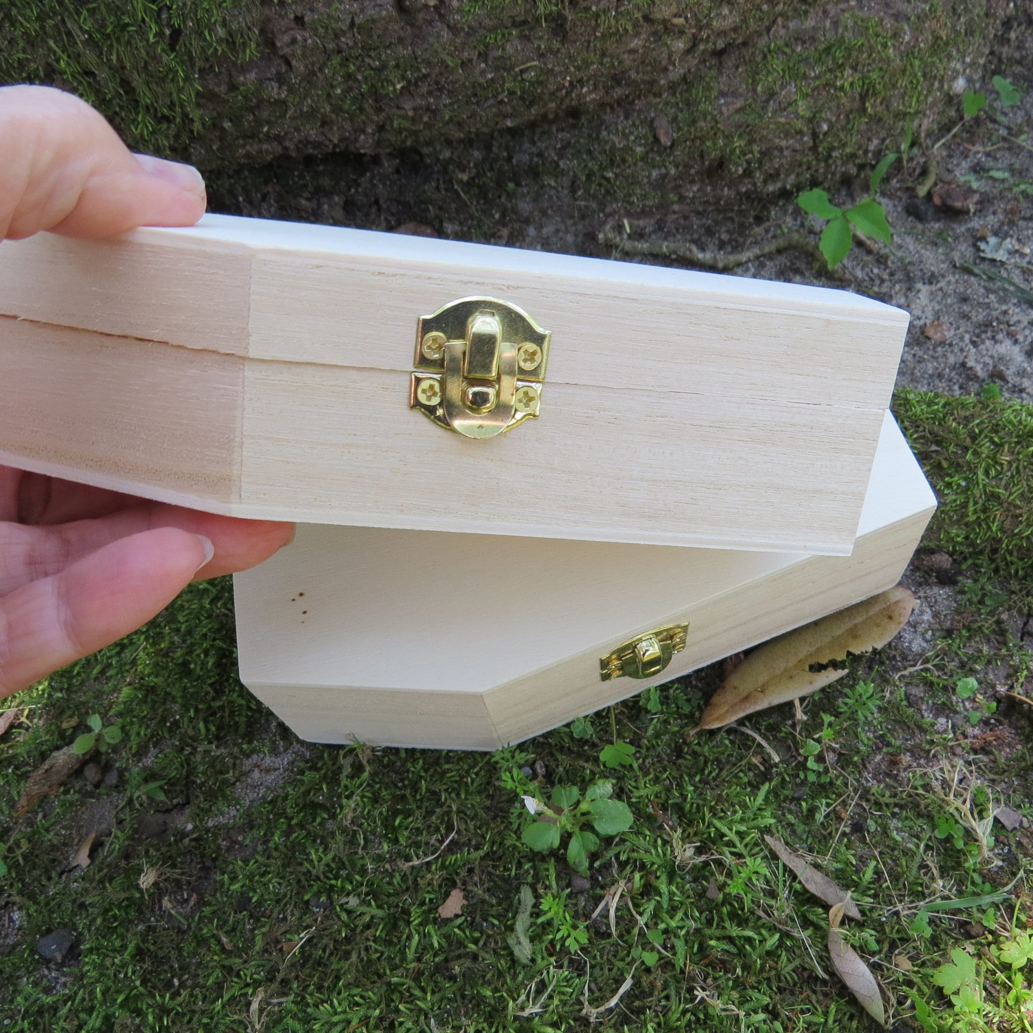 2-coffin-boxes-small-unfinished-wood-coffins-measures-etsy