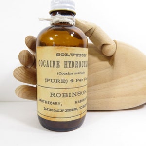Replica Cocaine Apothecary Bottle REPRODUCTION/REPLICA Label - Etsy