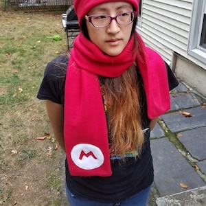 Fleece Mario Scarf - Etsy