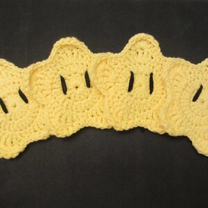 Crocheted Super Mario Star Coasters - Etsy