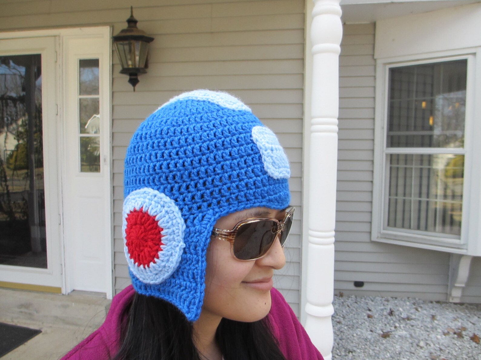 Crocheted Megaman Hat | Etsy