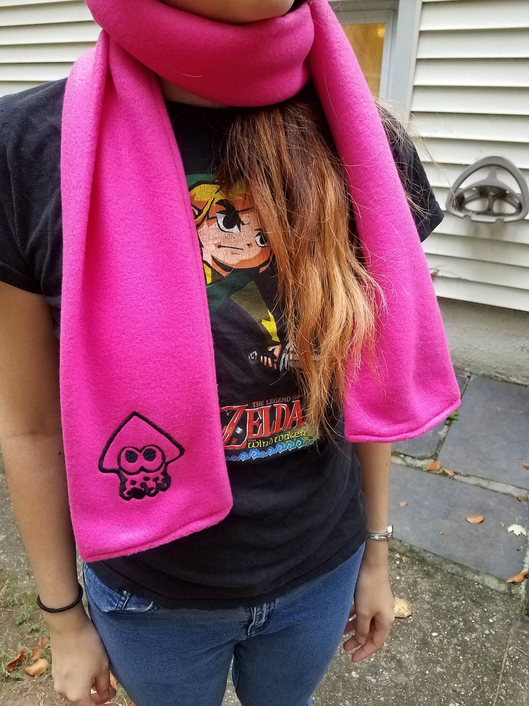 Fleece Splatoon Scarf - Etsy