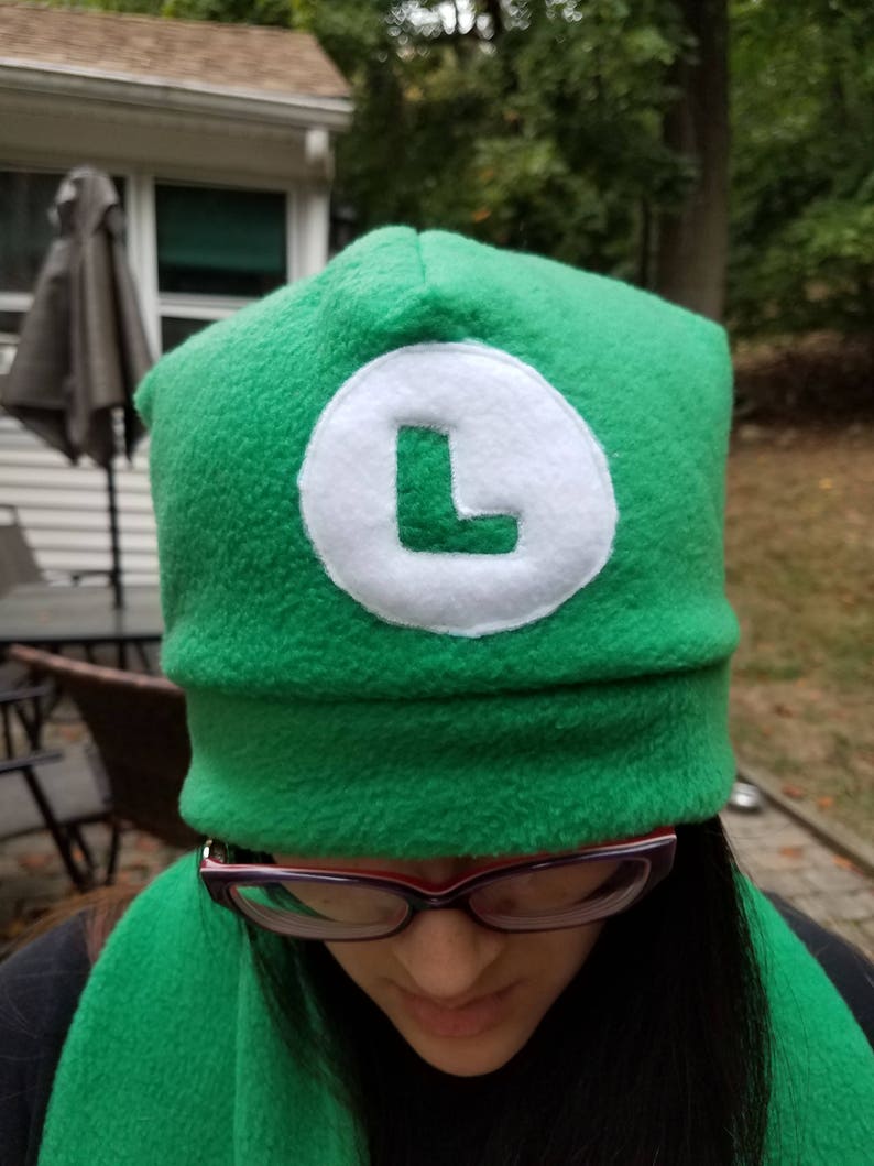 Fleece Luigi Hat | Etsy