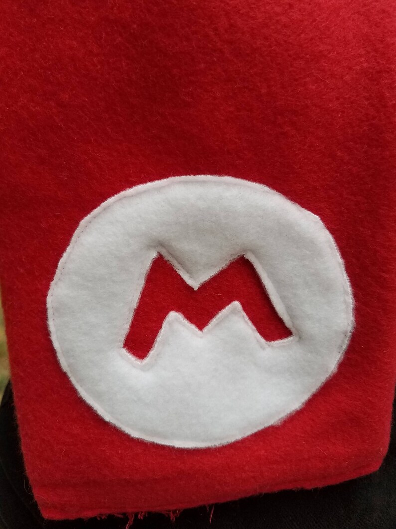 Fleece Mario Scarf | Etsy