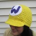 Crocheted Wario Hat - Etsy