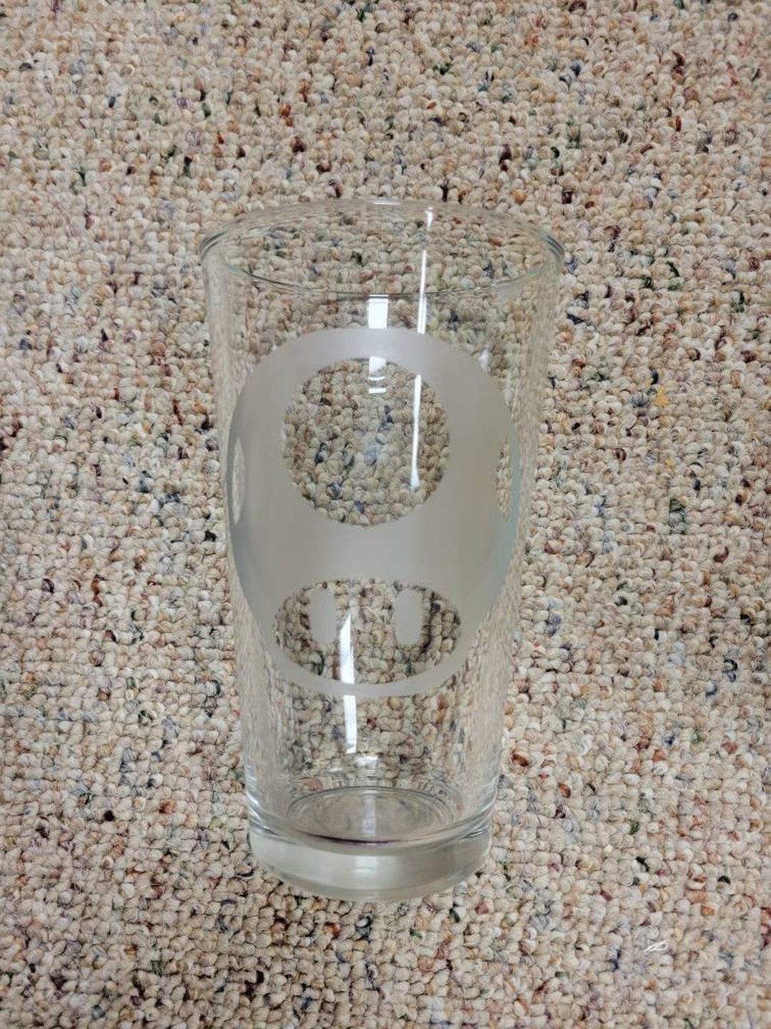 Mario Mushroom Etched Pint Glass - Etsy