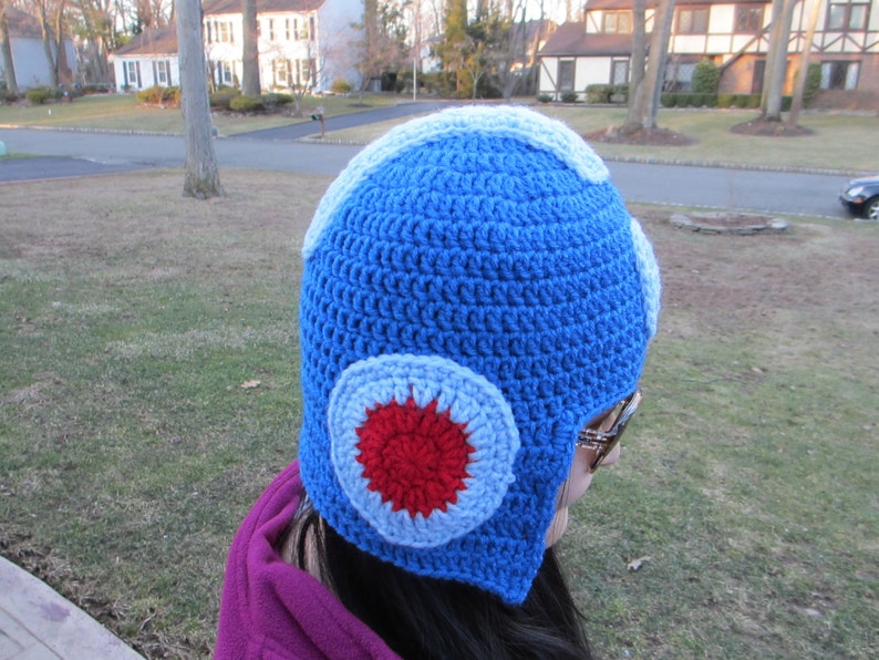 Crocheted Megaman Hat - Etsy