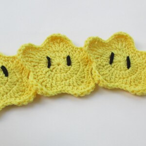 Crocheted Super Mario Star Coasters - Etsy
