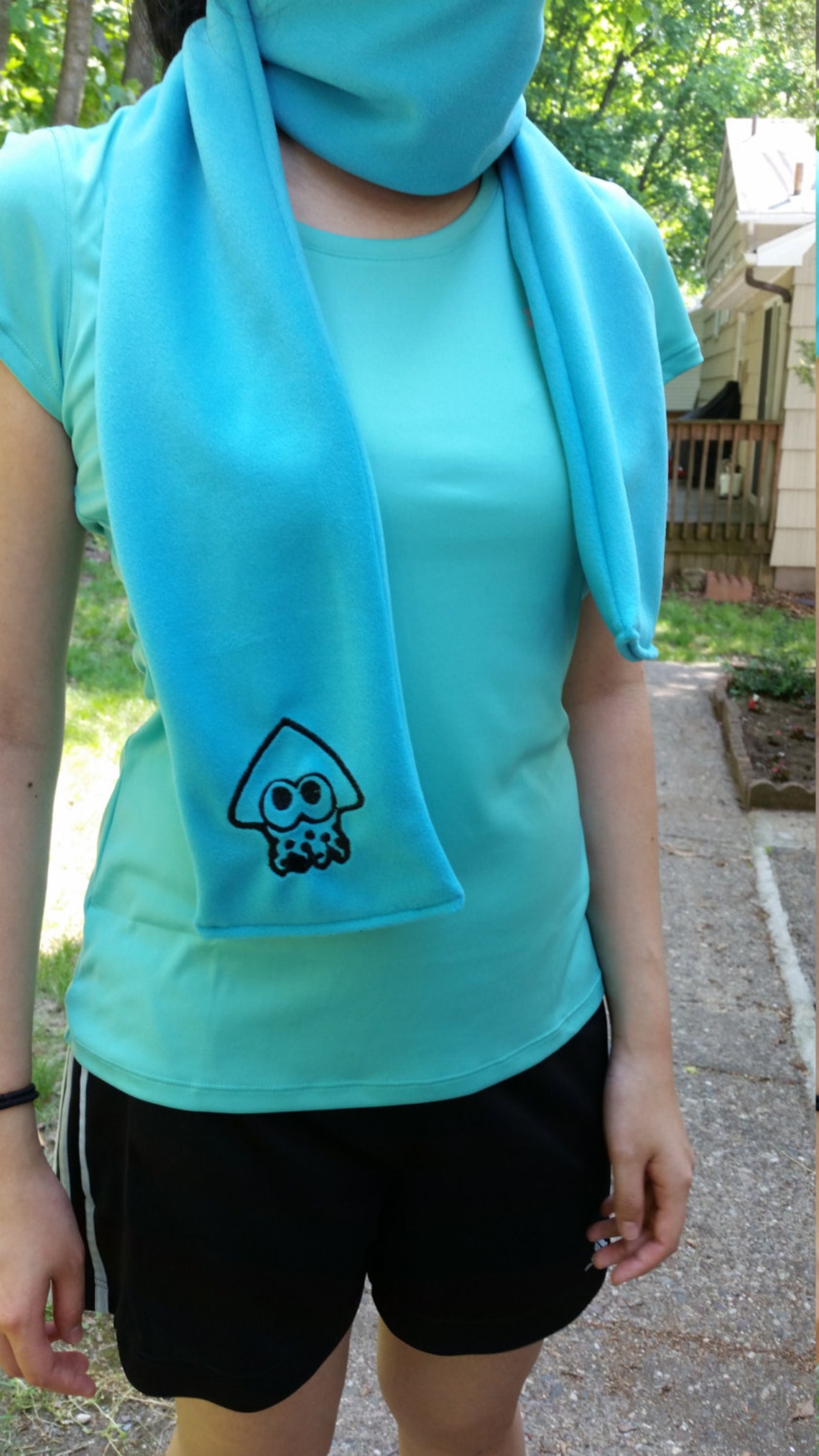 Fleece Splatoon Scarf - Etsy