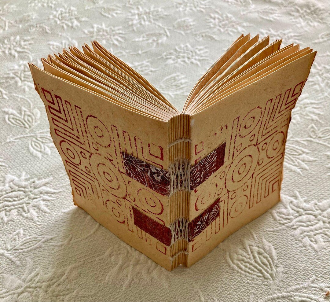 Handbound Exposed Spine Journal, Blank Notebook, Writing, Sketching ...