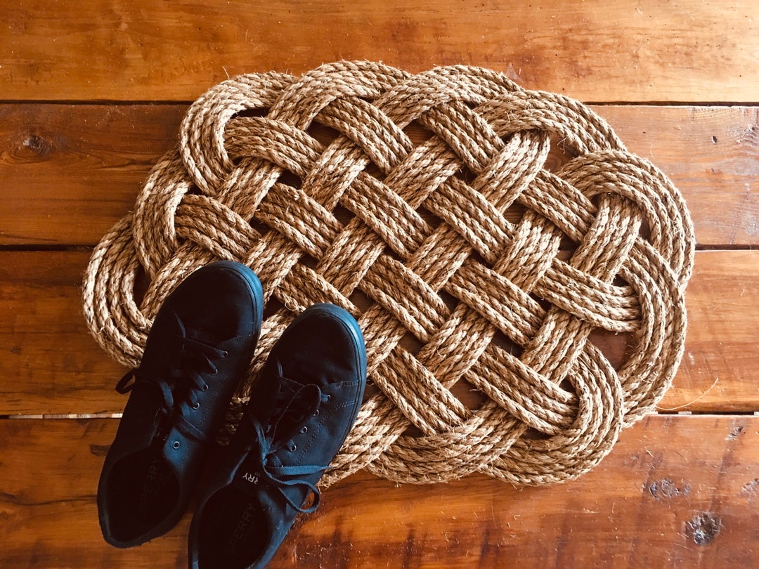 Rope Rug - Rope Knots - Nautical Rug - Outdoor Rug - Nautical Decor ...