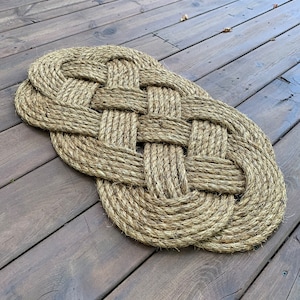 1 Rope Rug Rope Knots Nautical Rug Outdoor Rug - Etsy