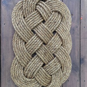 1 Rope Rug - Rope Knots - Nautical Rug - Outdoor Rug - Nautical Decor ...