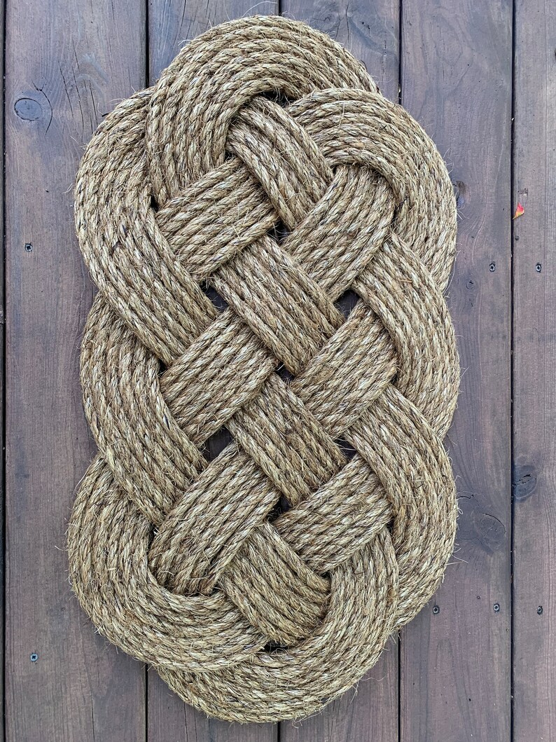 1 Rope Rug - Rope Knots - Nautical Rug - Outdoor Rug - Nautical Decor ...