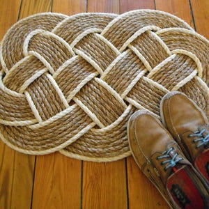 Rope Rug Manila Rope Rug Rope Knots Nautical Rope Rug Manila Rope Mat ...