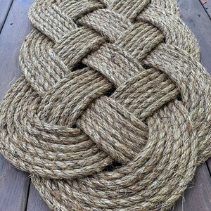 1 Rope Rug - Rope Knots - Nautical Rug - Outdoor Rug - Nautical Decor ...