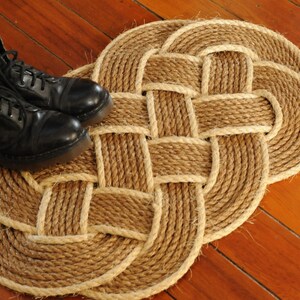 Rope Rug Manila Rope Rug Rope Knots Nautical Rope Rug Manila Rope Mat ...
