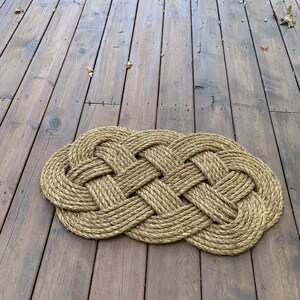 1 Rope Rug - Rope Knots - Nautical Rug - Outdoor Rug - Nautical Decor ...