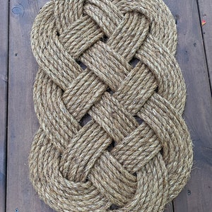1 Rope Rug - Rope Knots - Nautical Rug - Outdoor Rug - Nautical Decor ...