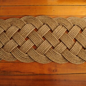 1 Large Nautical Rope Mat Manila Prolong Mat - Nautical Decor ...