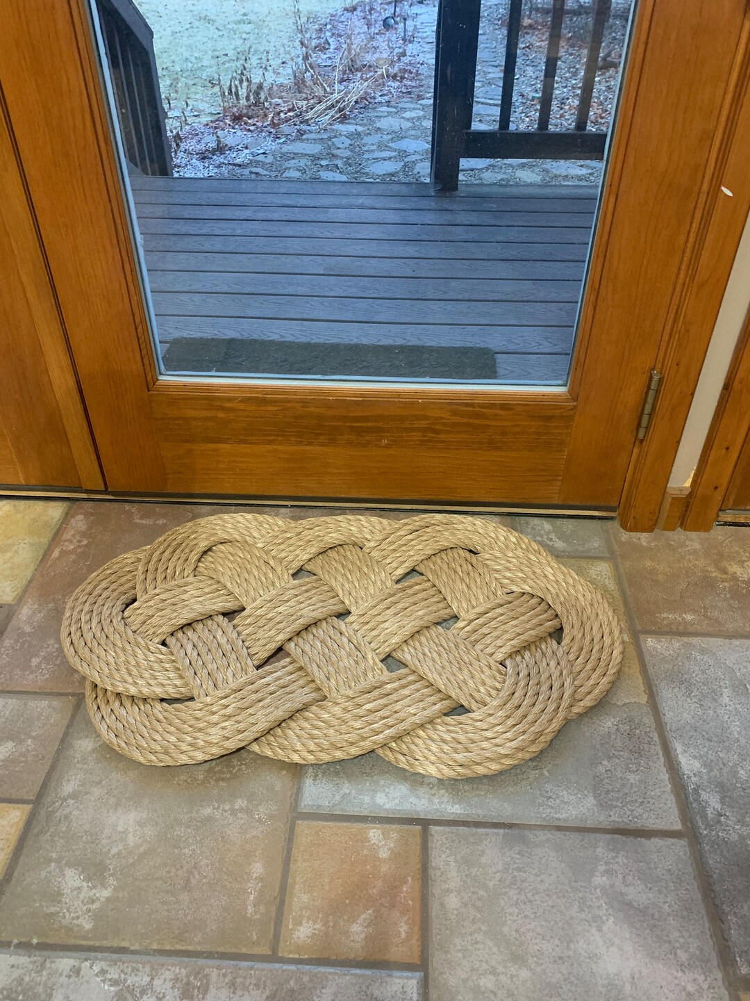 Rope Rug - Pro Manila Rug - Nautical Decor - Etsy