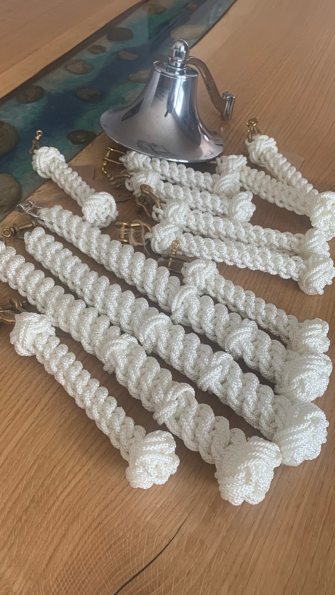 Rope Bell Knots - Nautical Decor - Nautical Gifts - 3 Different Sizes ...