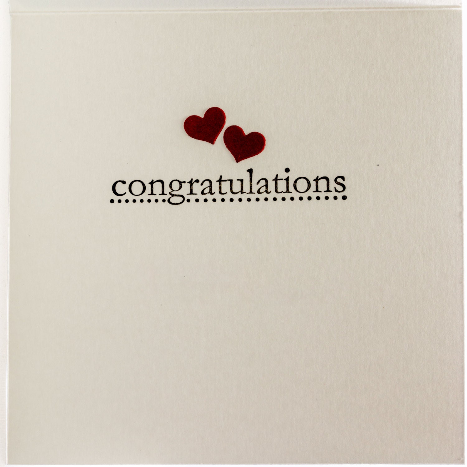 Rainbow Hearts Handmade Card, Congratulations Handmade Greeting Card - Etsy