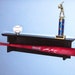 Horizontal Single Baseball Bat Rack With Trophy or Ball Shelf for ...