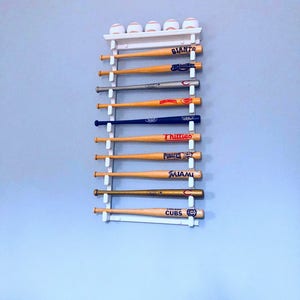 10 Mini Souvenir Bat Horizontal Baseball Bat Display Rack With - Etsy ...
