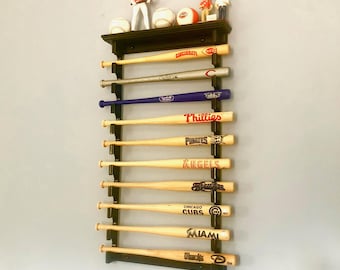 Mini-baseball Bat Stand - Etsy