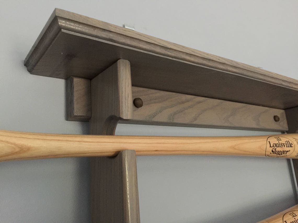 Little League Baseball Bat Rack or Softball Bat Rack With Ball | Etsy